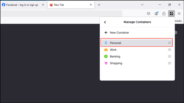 What are Firefox container tabs and how to use them