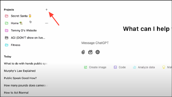 How to use Projects in ChatGPT