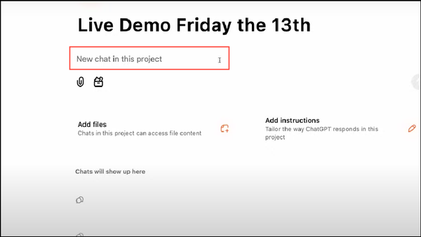 How to use Projects in ChatGPT