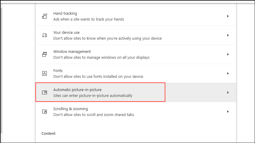 How does automatic Picture-in-Picture work in Google Chrome