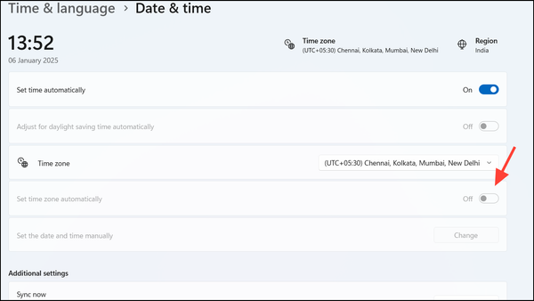 How to Change Time Zone on Windows 11