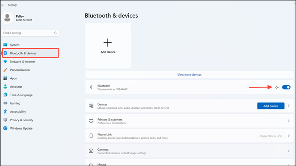How to receive files over Bluetooth on Windows 11