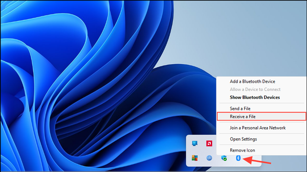 How to receive files over Bluetooth on Windows 11
