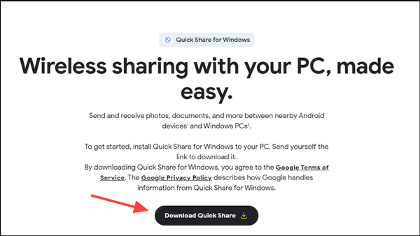 How to set up and use Quick Share on Windows for file transfers with ...