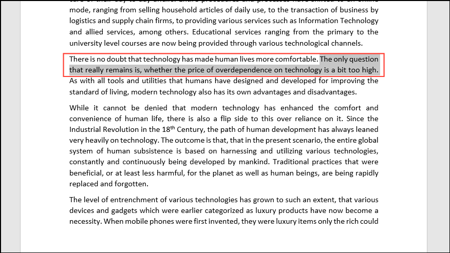 How to add design elements in a Word document