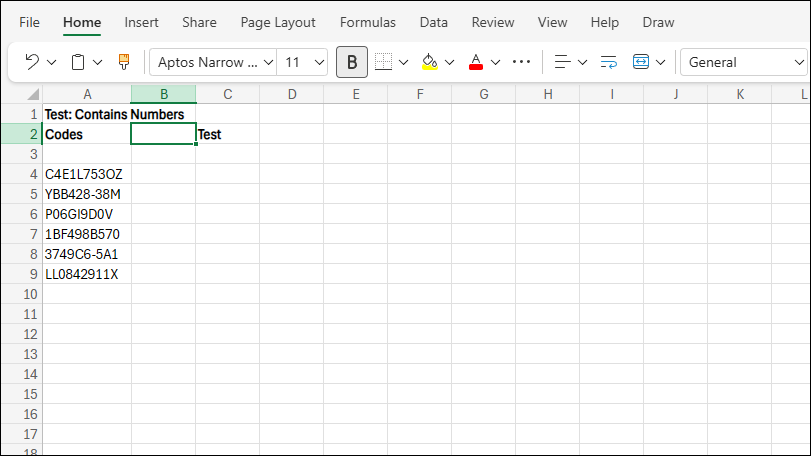 How to use the REGEX functions in Excel