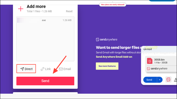 How to send large files on Windows 11 without email