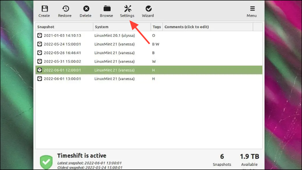 How to backup and restore Linux systems with Timeshift