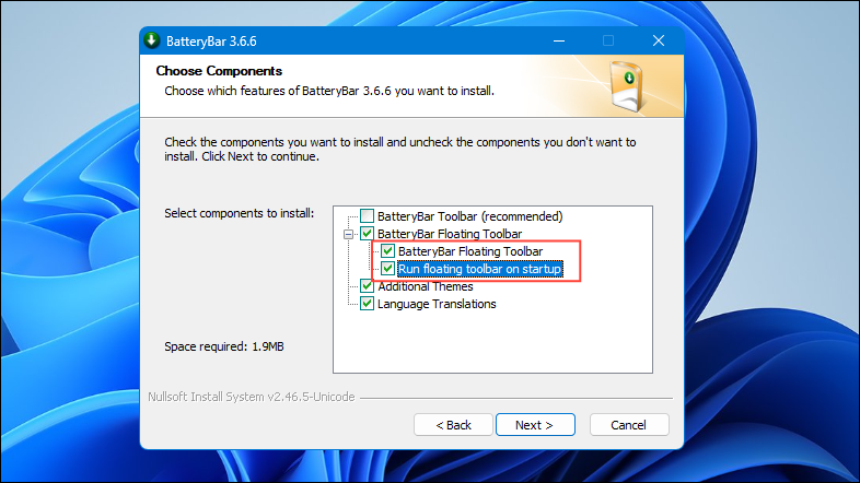 How to show battery percentage on Windows 11