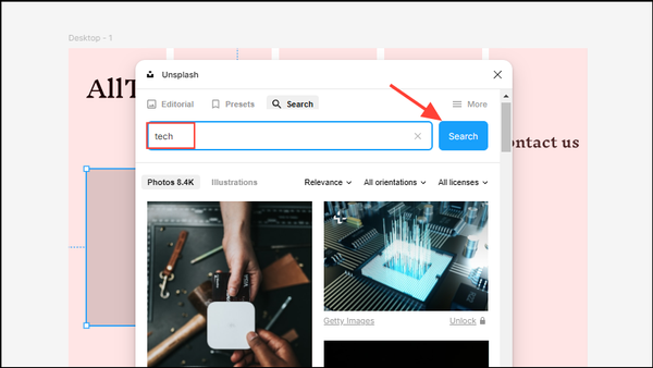 How to design a website in Figma