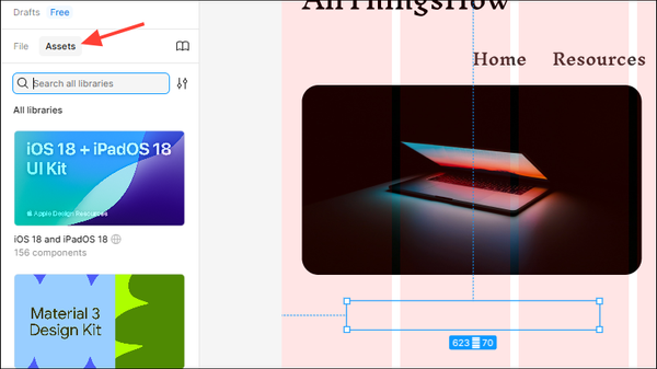How to design a website in Figma