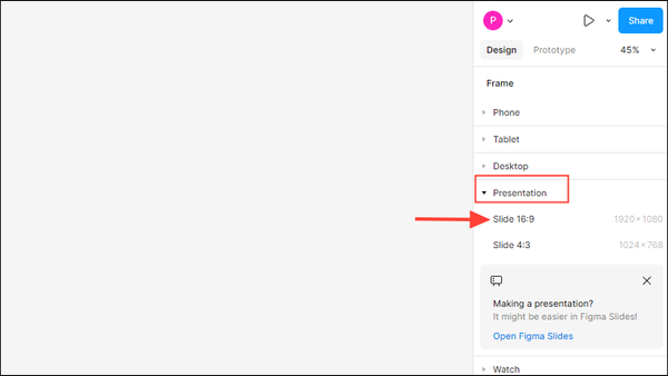 How to create presentations using Figma