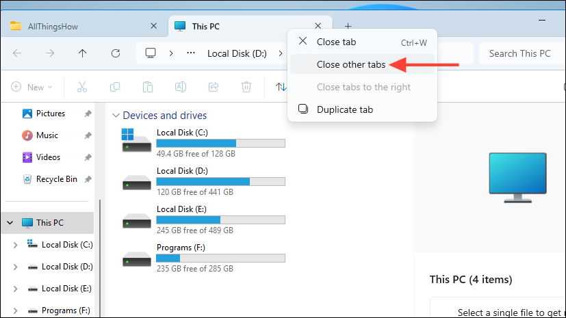 How to use Explorer Tab Utility to manage your Windows Explorer tabs