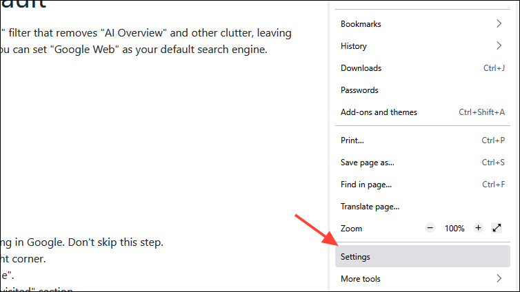 How to search the web without AI content