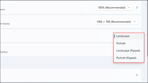 How to Rotate Screen in Windows 11