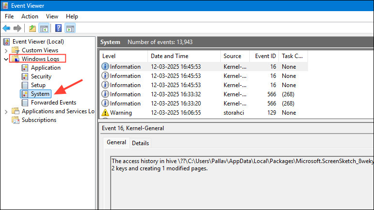 How to Check Crash Logs on Windows 11