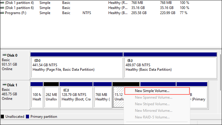 How to make a partition in Windows 11