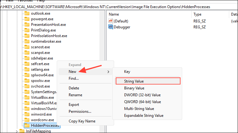 How to Hide Background Processes in Windows 11 Using Registry Editor