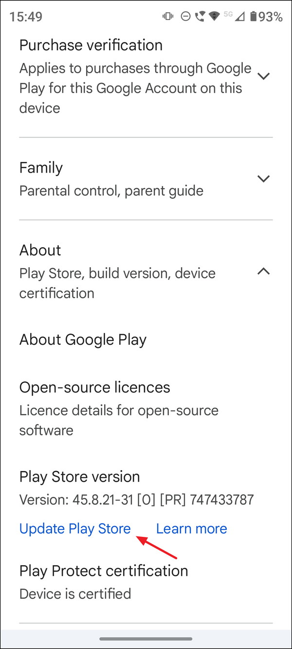 Fix Google Play Store 'Something Went Wrong' Error
