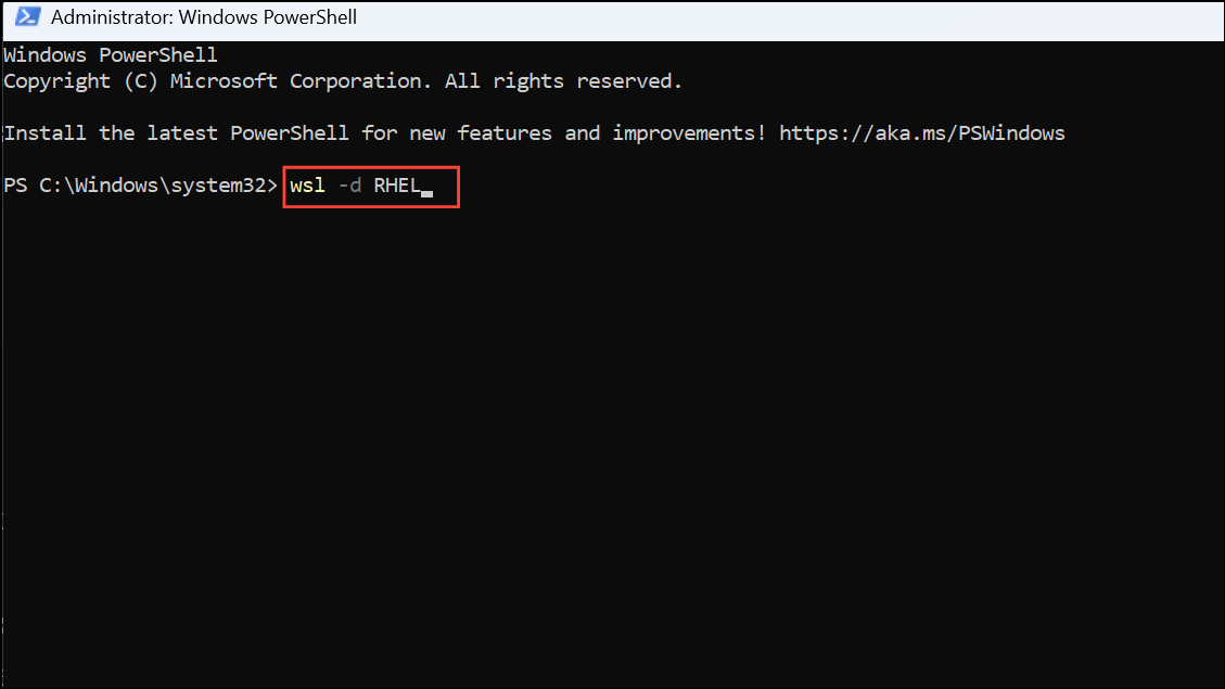 Run RHEL or Fedora on Windows Subsystem for Linux (WSL)