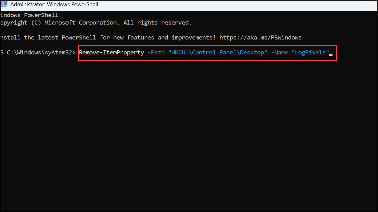 Modify Custom Scaling Using PowerShell Modify Custom Scaling Using PowerShell