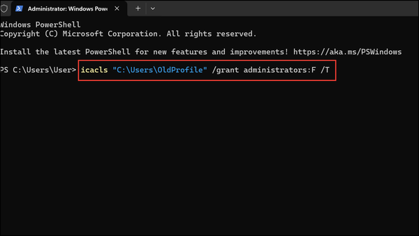 Delete Folder in C:\Users via PowerShell When Standard Methods Fail