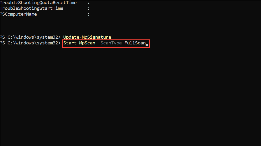 How To Use Powershell To Scan Windows For Virus And Malware