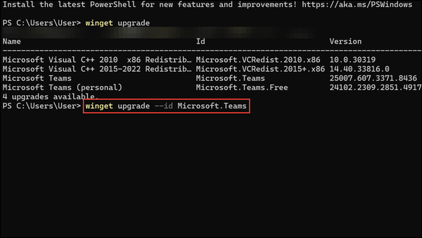 Update Apps Using Winget on Windows 11