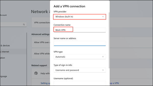 How to Set Up a Secure VPN Connection on Windows 11