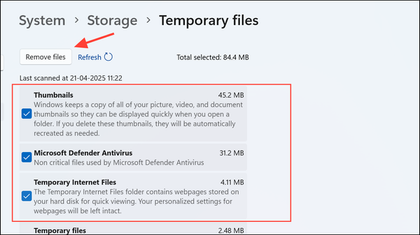 Adjust Settings to Instantly Clear Storage on Windows 11