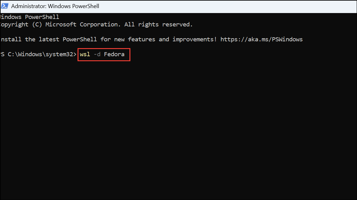 Run RHEL or Fedora on Windows Subsystem for Linux (WSL)