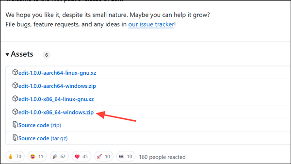 Install Microsoft Edit on Windows 11