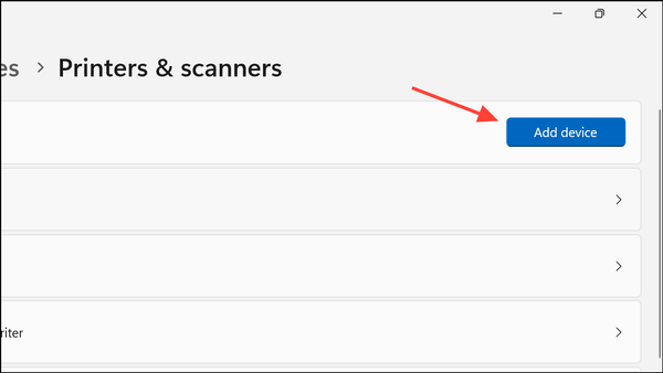 Install a USB Printer Manually in Windows 11