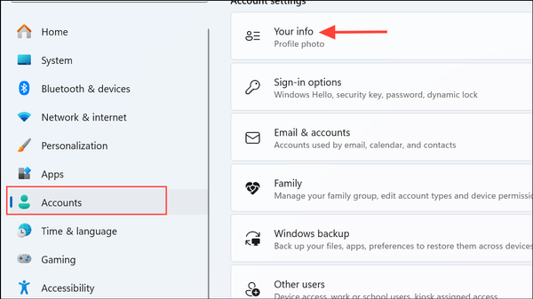 Remove Login Password on Windows 11