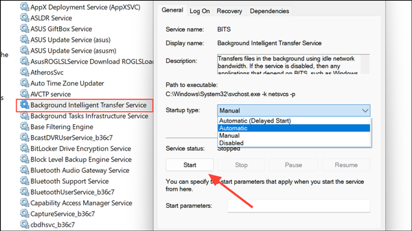Fix Error 0x80246007 on Windows 11