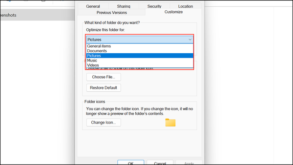 Change the Default View in File Explorer on Windows 11