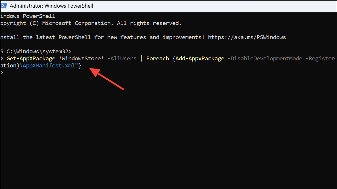 Repair Broken Microsoft Store Apps After a System Upgrade