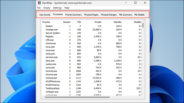 Check Which Programs Are Using the Most RAM in Windows 11