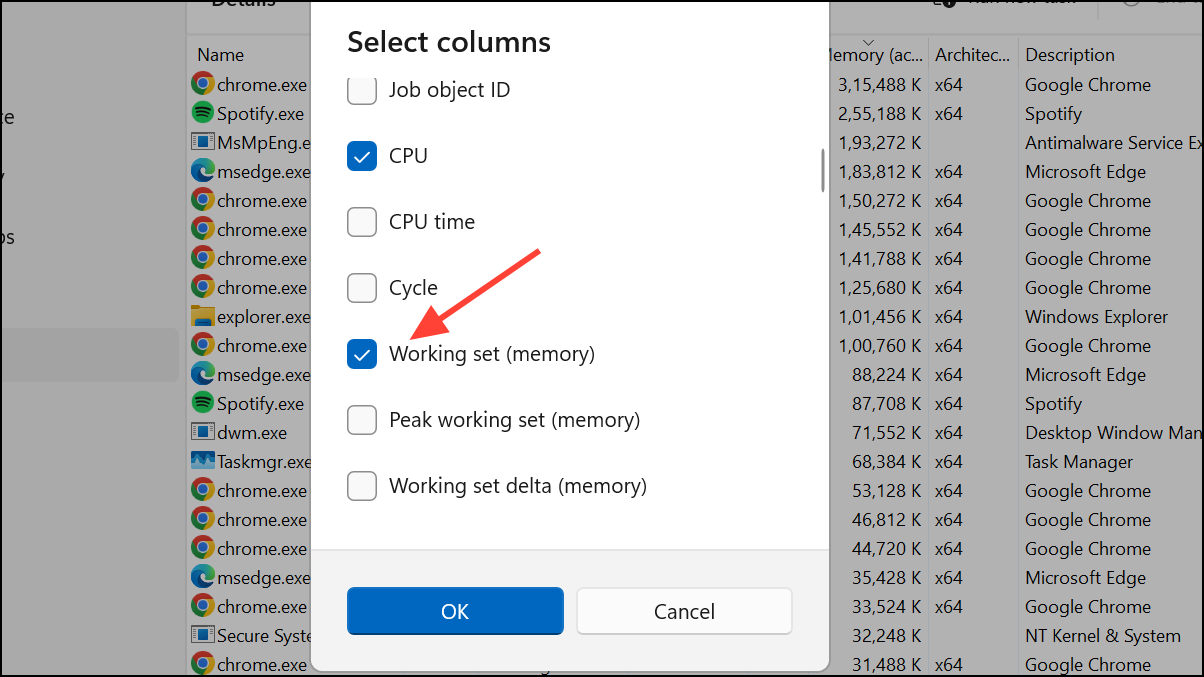 Check Which Programs Are Using the Most RAM in Windows 11