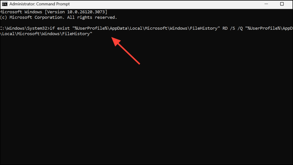 Turn Off File History in Windows 11