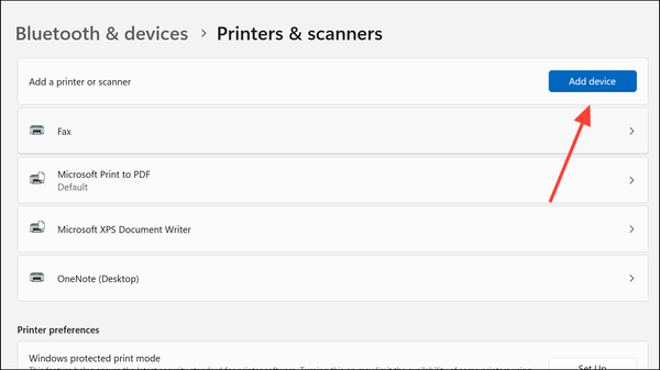 Show or Restore Microsoft Print to PDF Printer in Windows 11