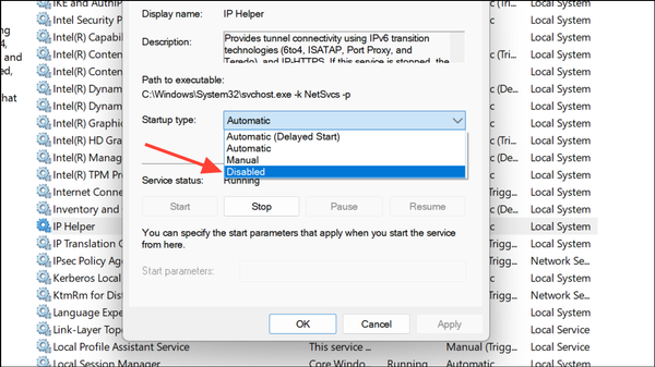 Resolve High Memory and Internet Data Usage Caused by IP Helper Service ...
