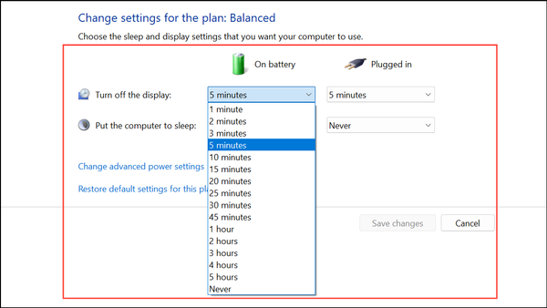 Change Lock Screen Timeout in Windows 11