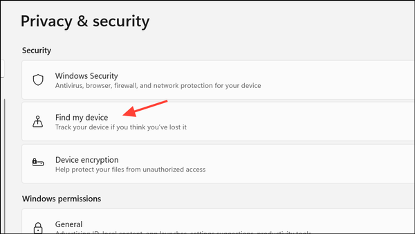 Turn Off Find My Device in Windows 11