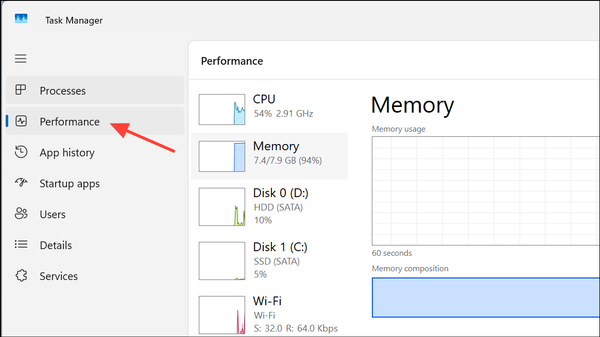 Check RAM Speed on Windows 11