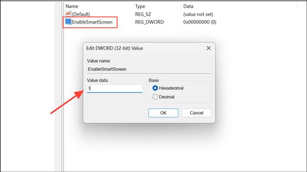 Enable or Disable SmartScreen Filter on Windows 11