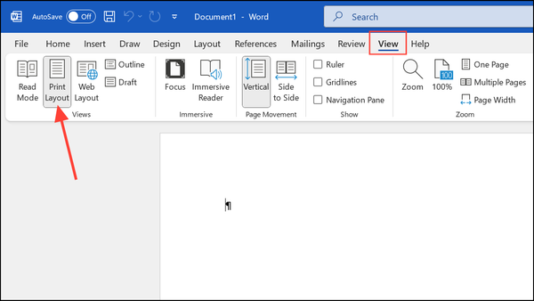 View Multiple Pages in Word