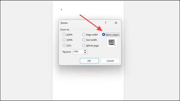 View Multiple Pages in Word