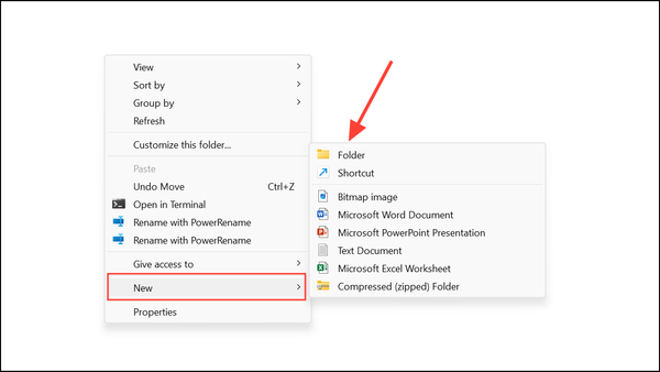 Hide Files and Folders Using a Shortcut on Windows 11