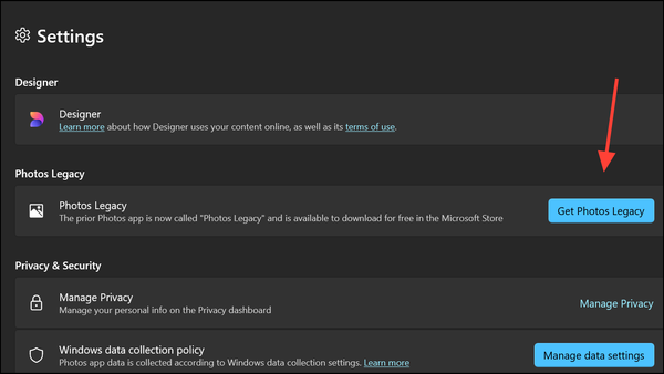 Fix Not Implemented Error When Opening Photos on Windows 11